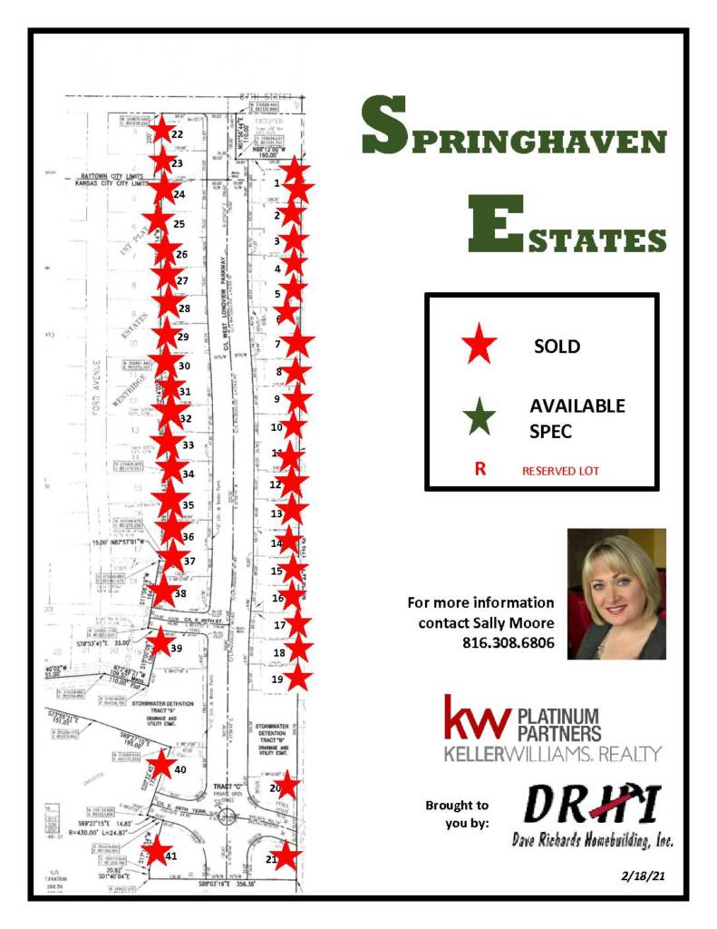 Springhaven Estates - Kansas City New Construction - Sally Moore